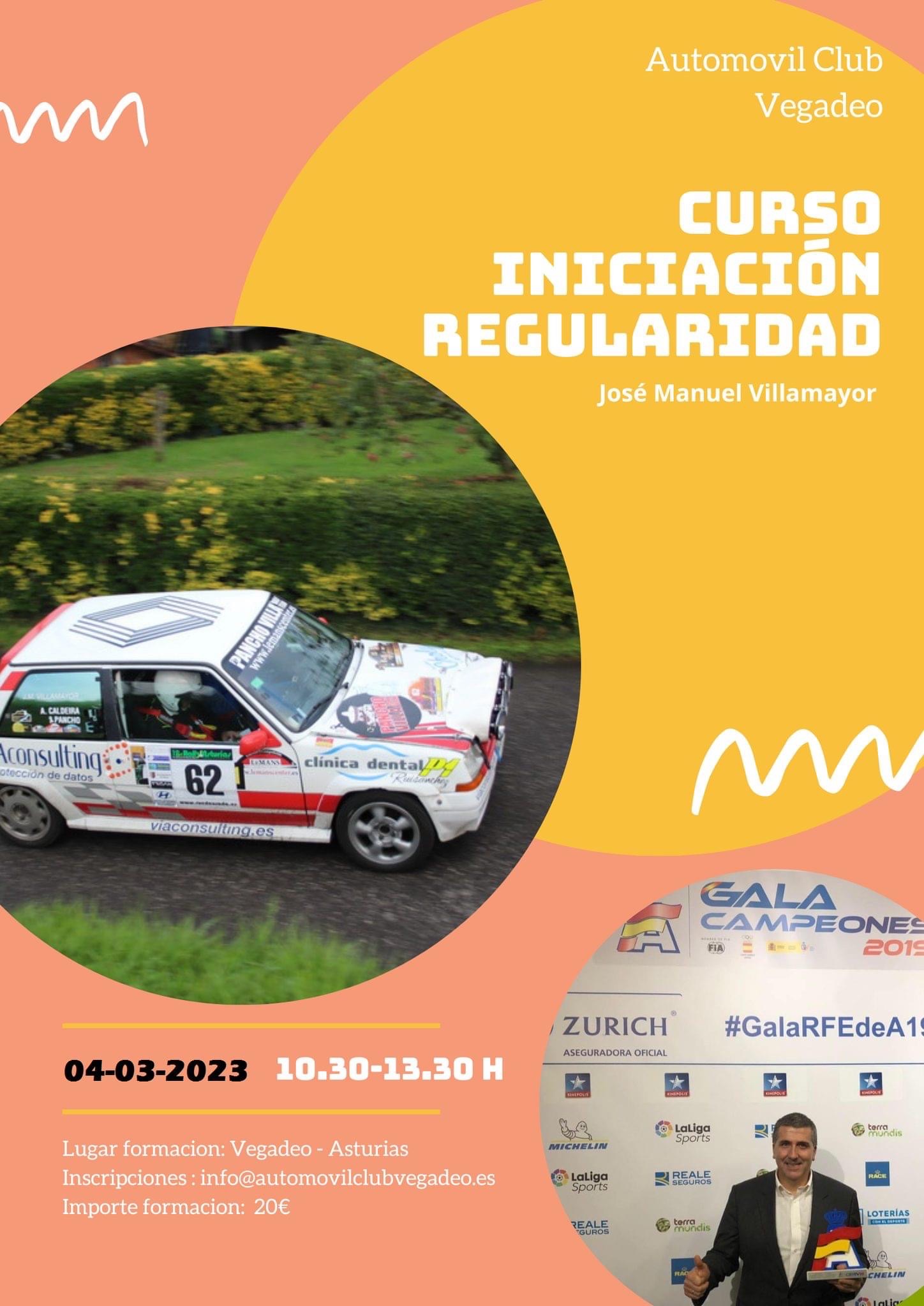 Curso de Iniciación a la Regularidad | Automóvil Club Vegadeo